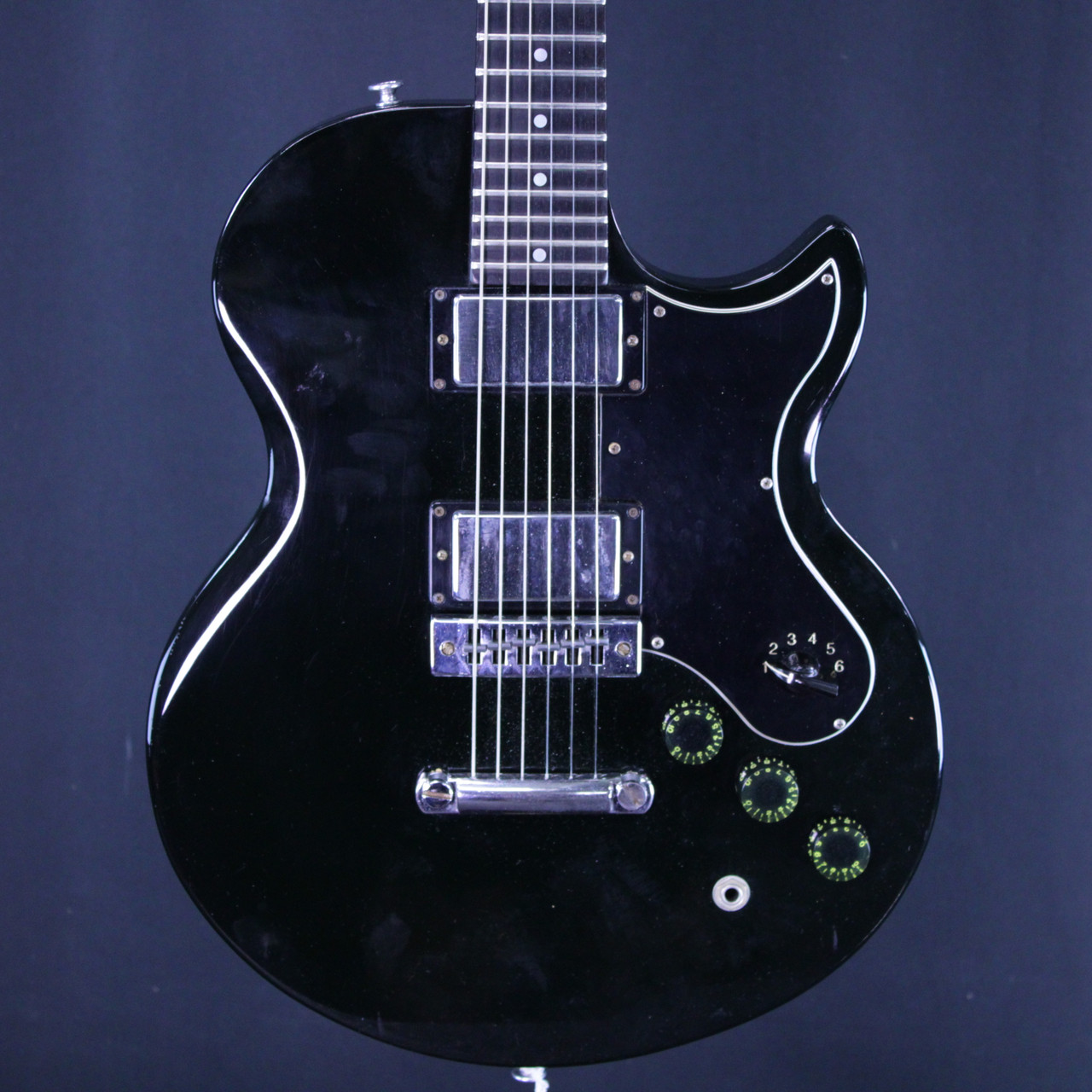 Used Gibson L6S CUSTOM 1978 Vintage LP Type Electric Guitar Black 6-String