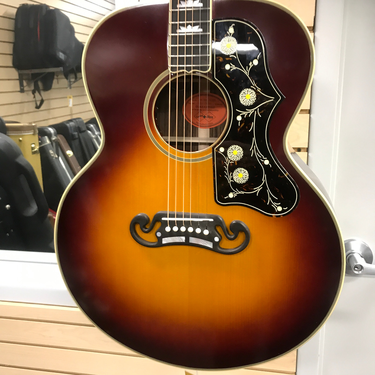 Used Epiphone PRE-WAR SJ-200 Solid Top Acoustic Guitar Sunburst