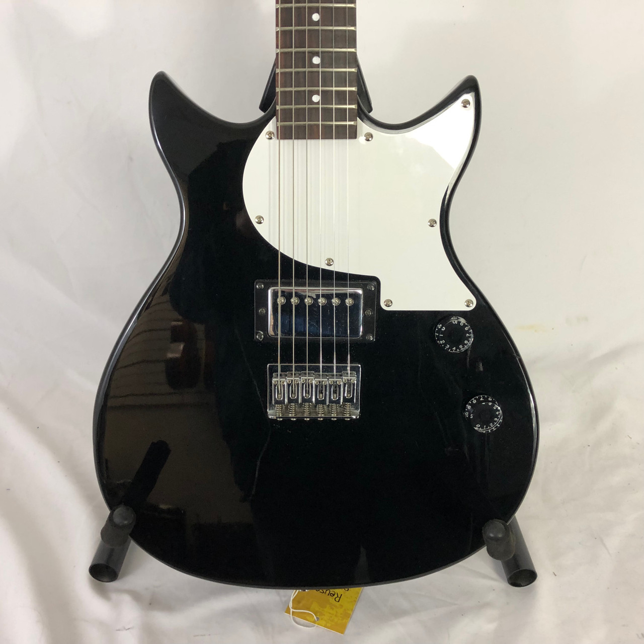 Used First Act ME-955 Double Cut Electric Guitar Black 6-String