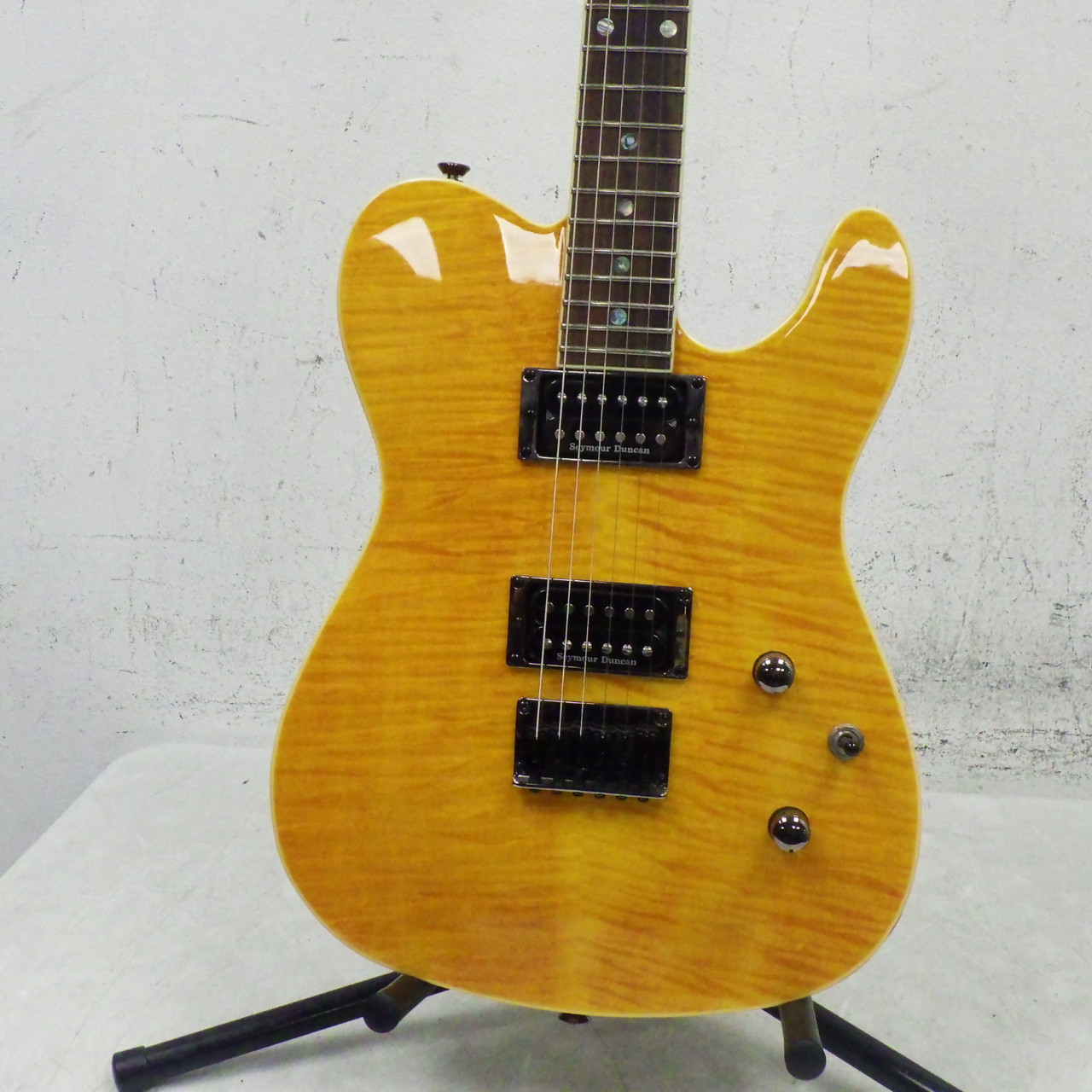 Used Fender FMT HH TELECASTER T Type Electric Guitar Amber 6-String