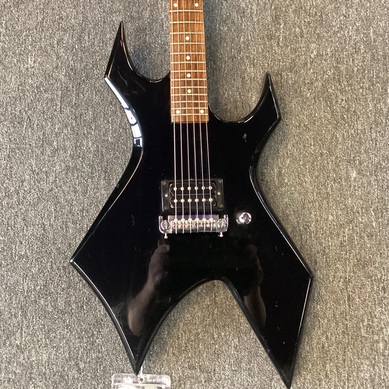 Used BC Rich BRONZE SERIES WARLOCK Pointy Electric Guitar Black 6-String