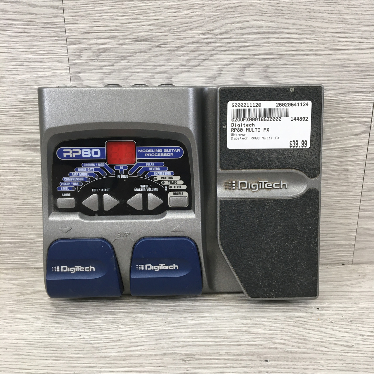 Used Digitech RP80 MULTI FX Multi-FX Pedal