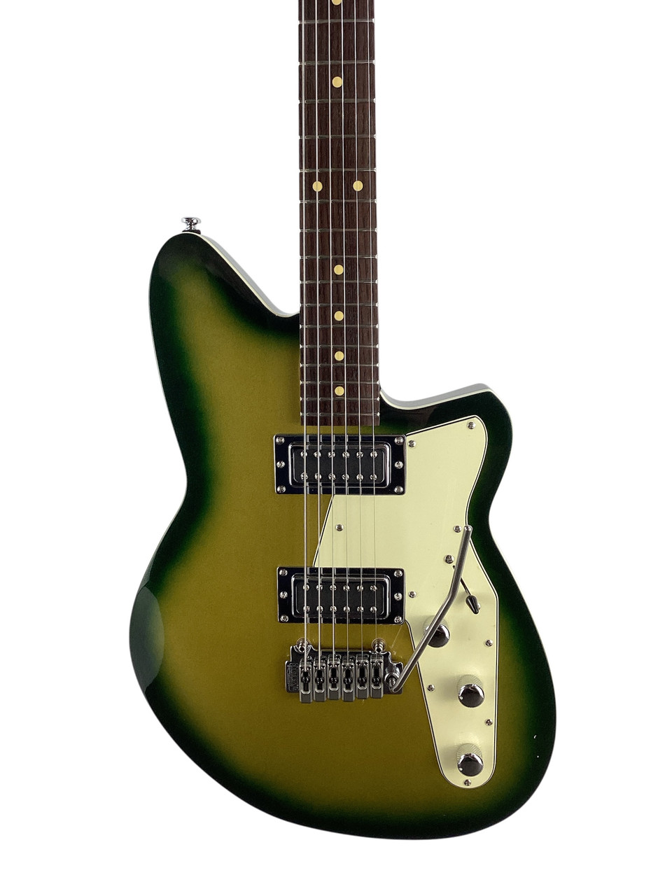 Used Reverend JETSTREAM RB CITRADELIC SUNSET Electric Guitar Green 6-String