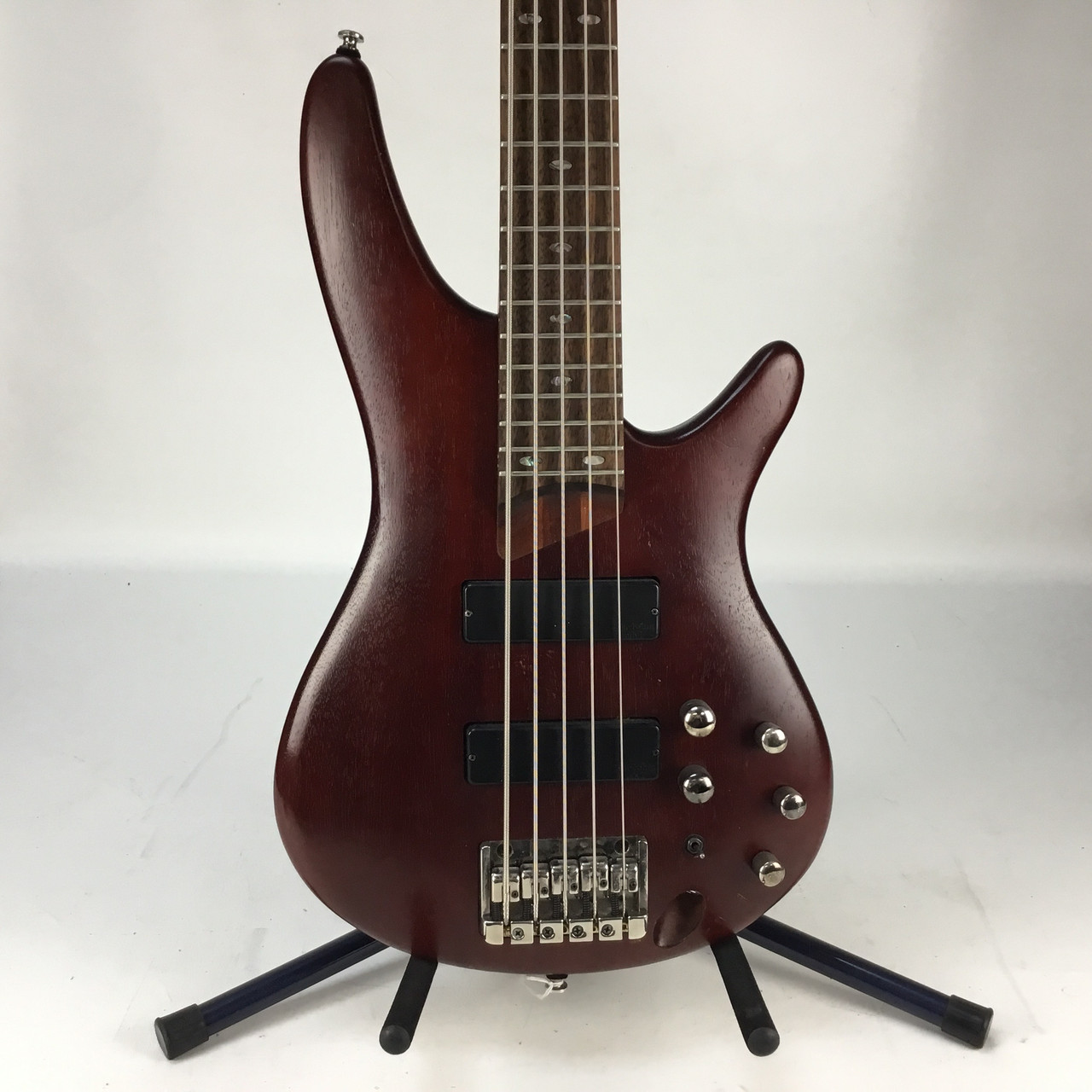 Used Ibanez SR505 Bass Guitar Natural 5-String