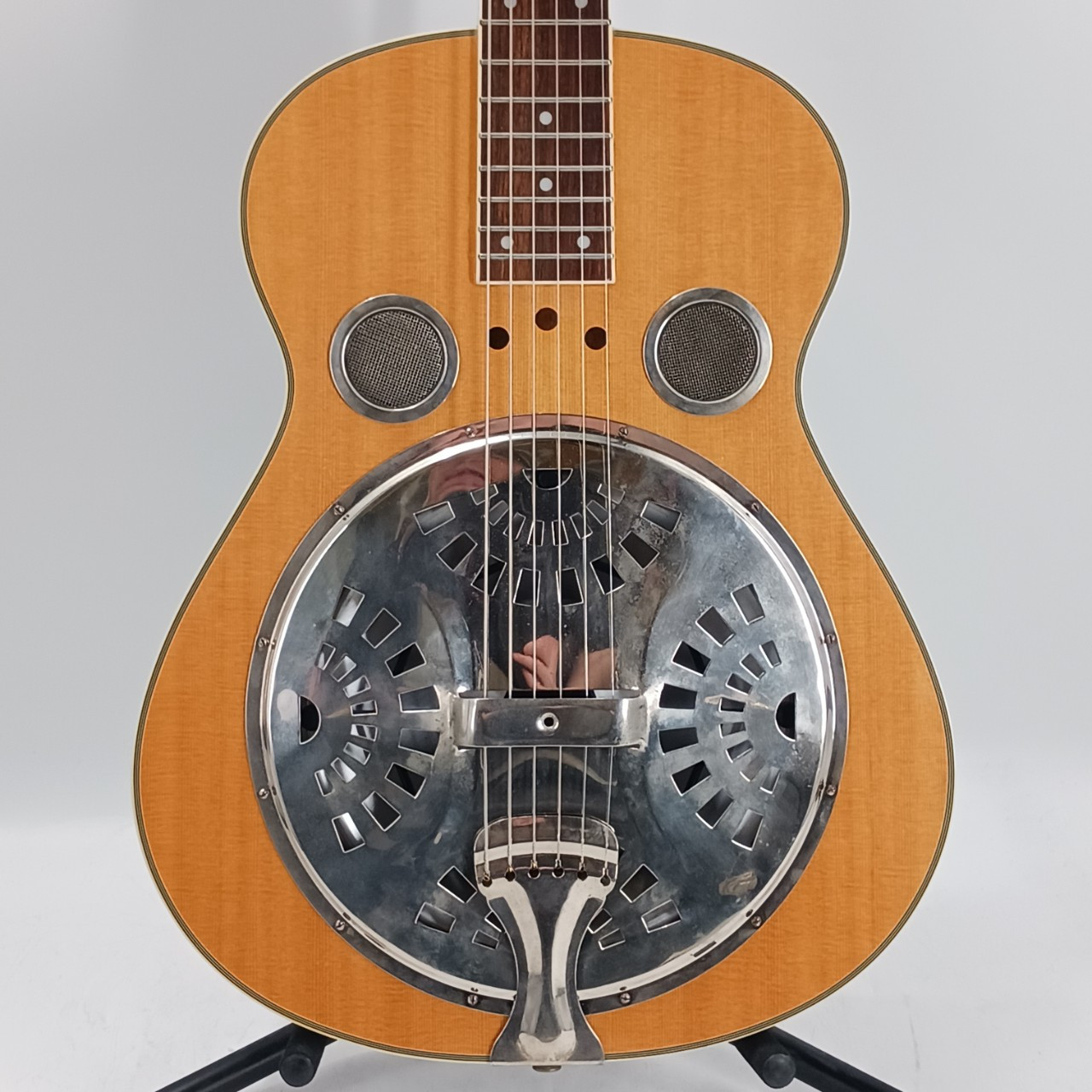 Used Regal RESONATOR SQUARENECK RD-45S Solid Top Acoustic Guitar Natural