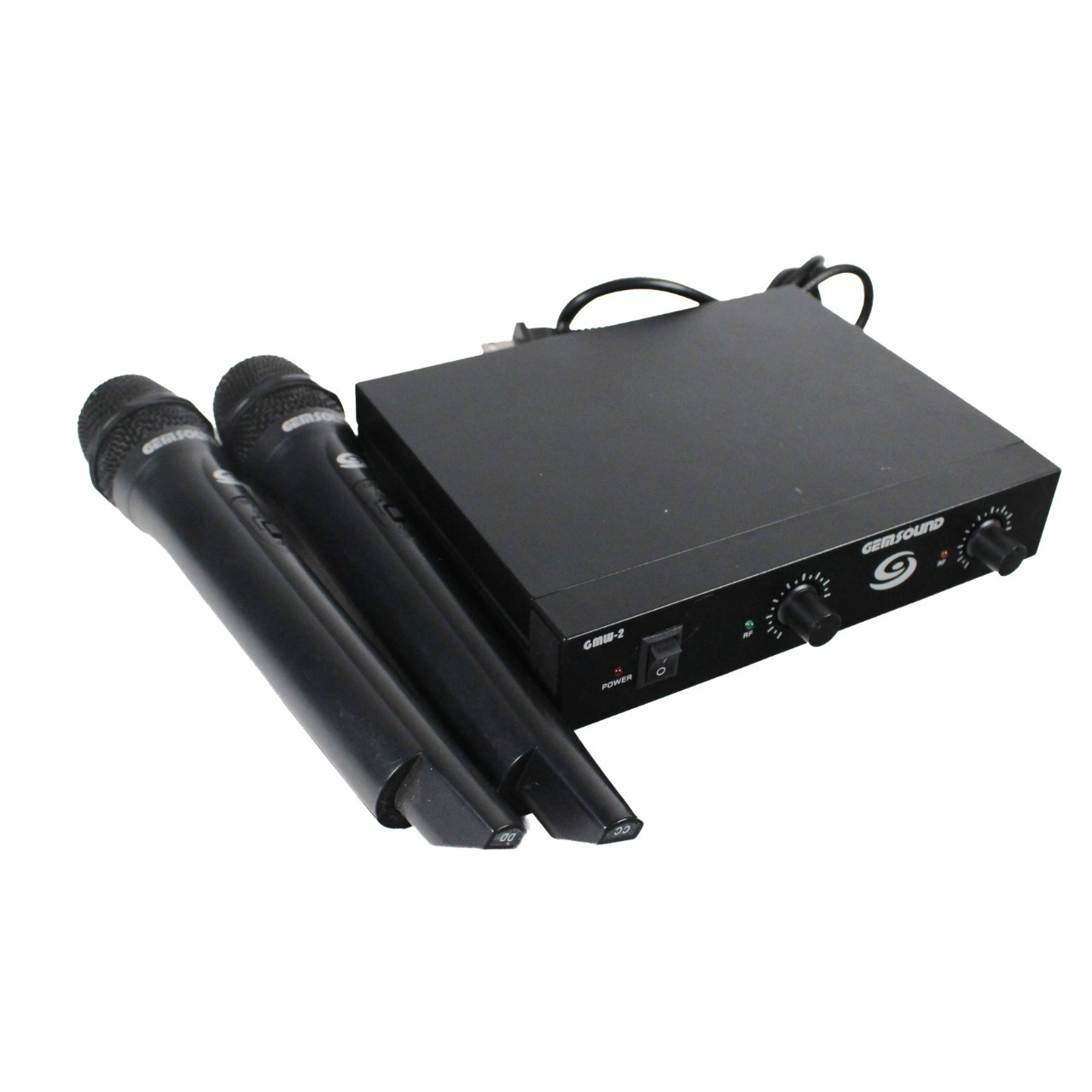 Used Gem Sound GMW-2 WIRELESS W/2 MICS Dynamic Microphone