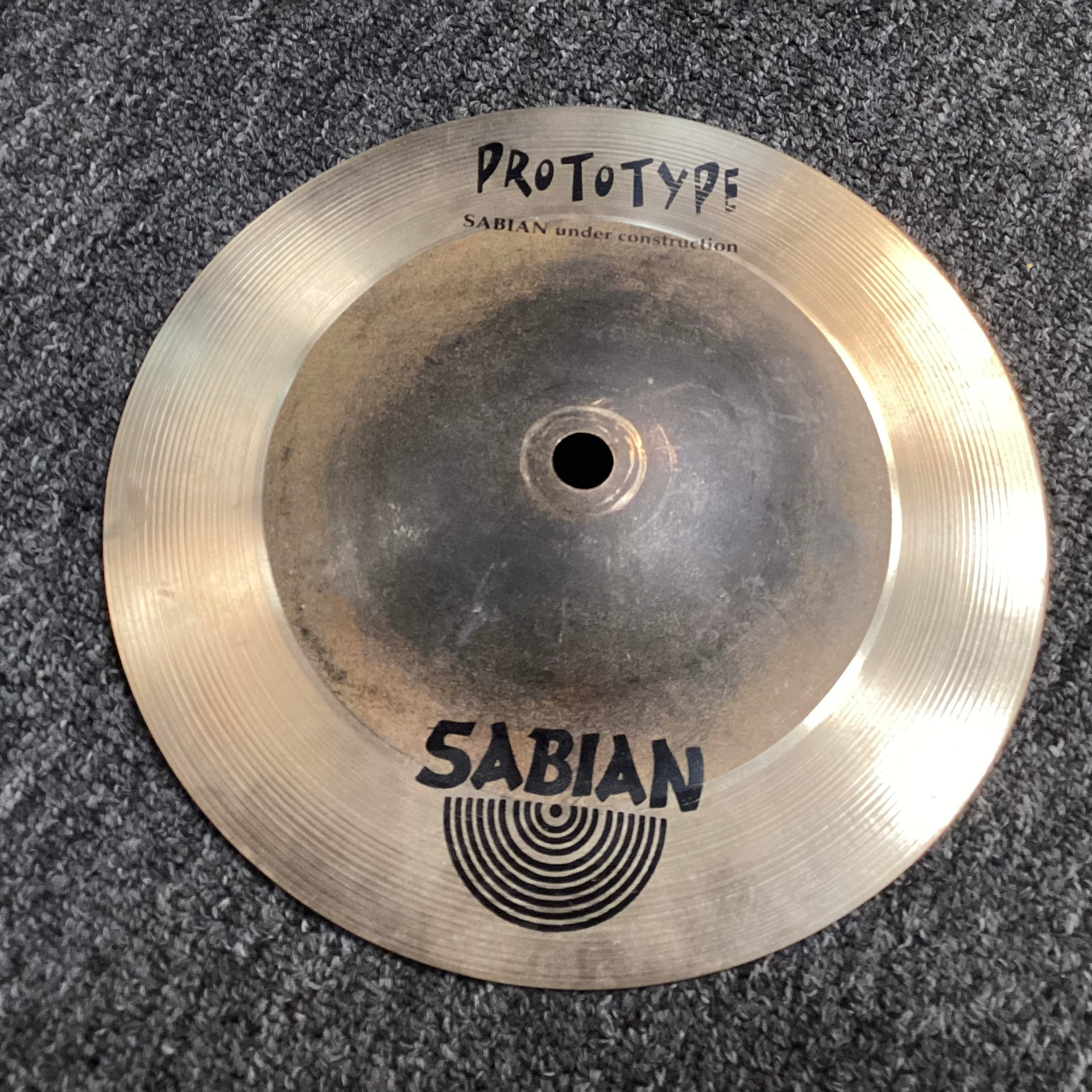 Used Sabian PROTOTYPE CUP SPLASH Vintage Splash Cymbal 8"