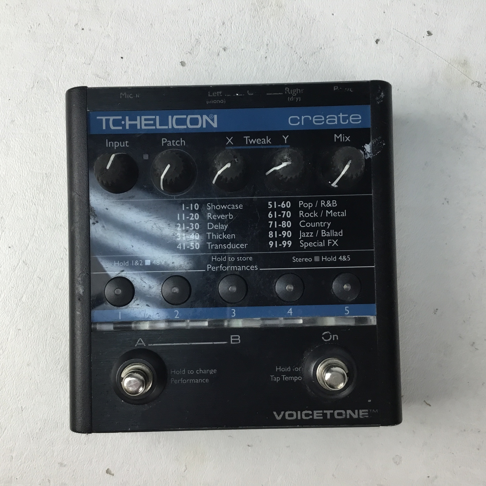 Used TC Helicon VOICETONE CREATE Multi Effects