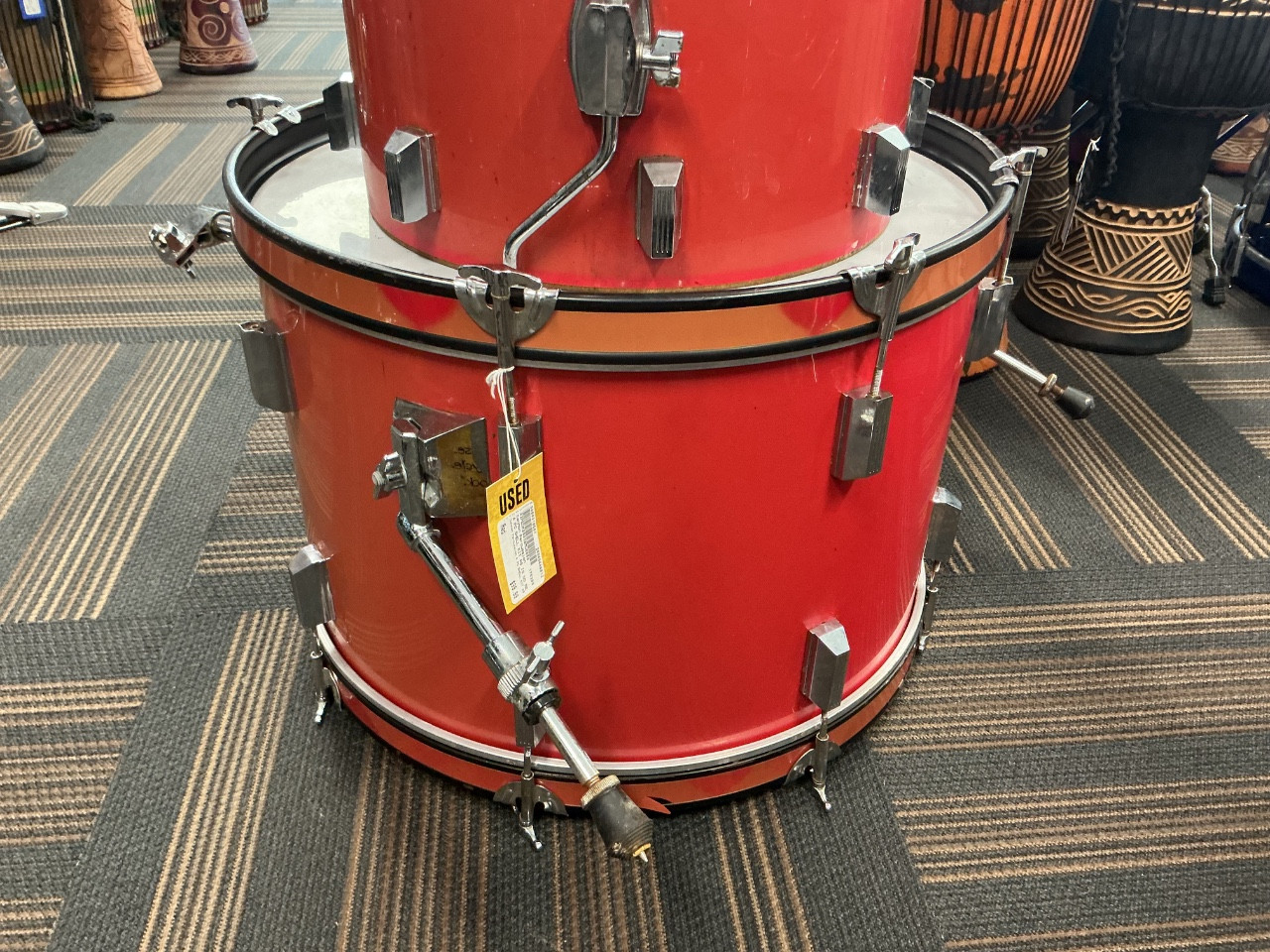 Used Cannon Percussion 4 PC SHELL KIT AS IS NO RESO HOOPS Drum Shell ...