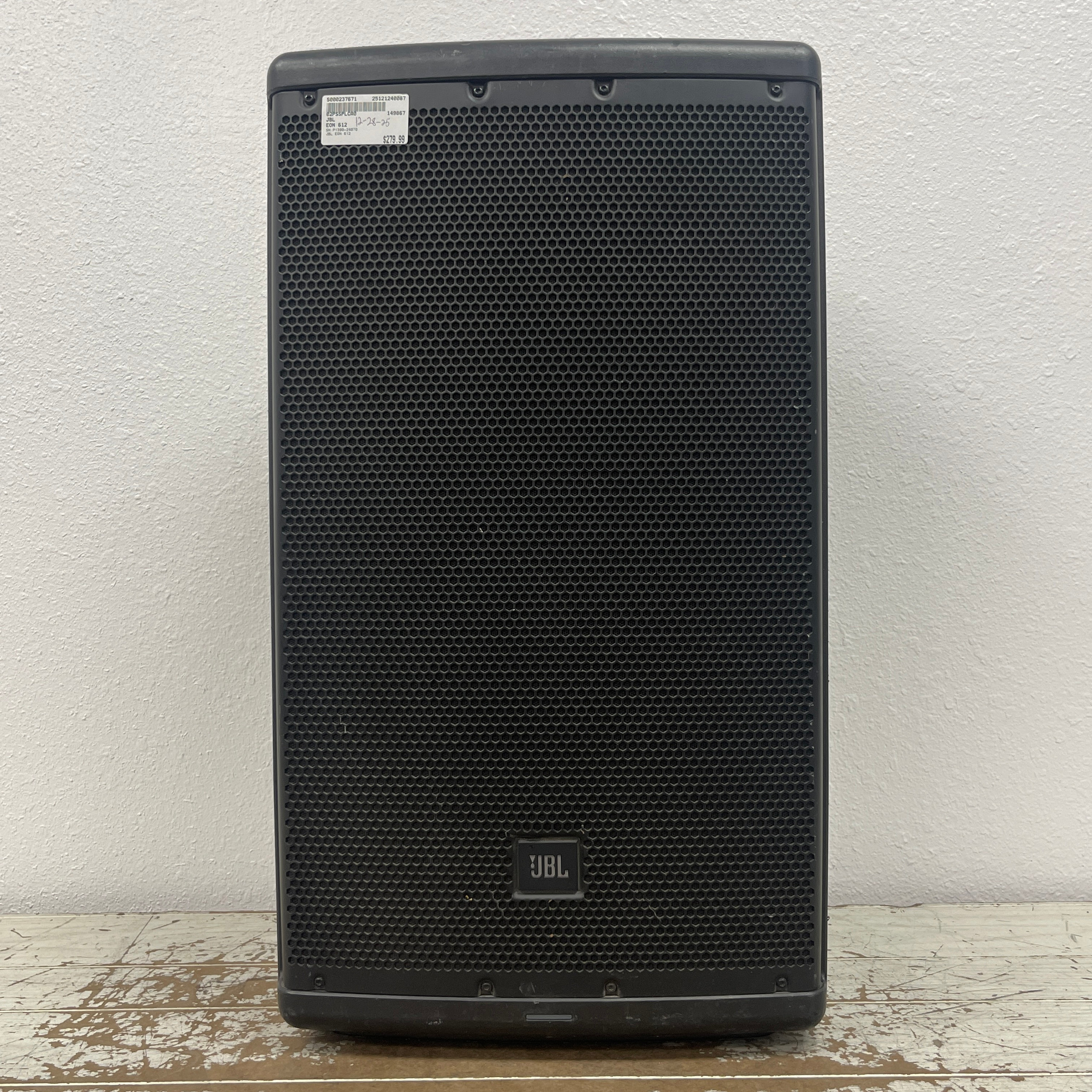 Used JBL EON 612 Powered Full Range Speaker Cabinet