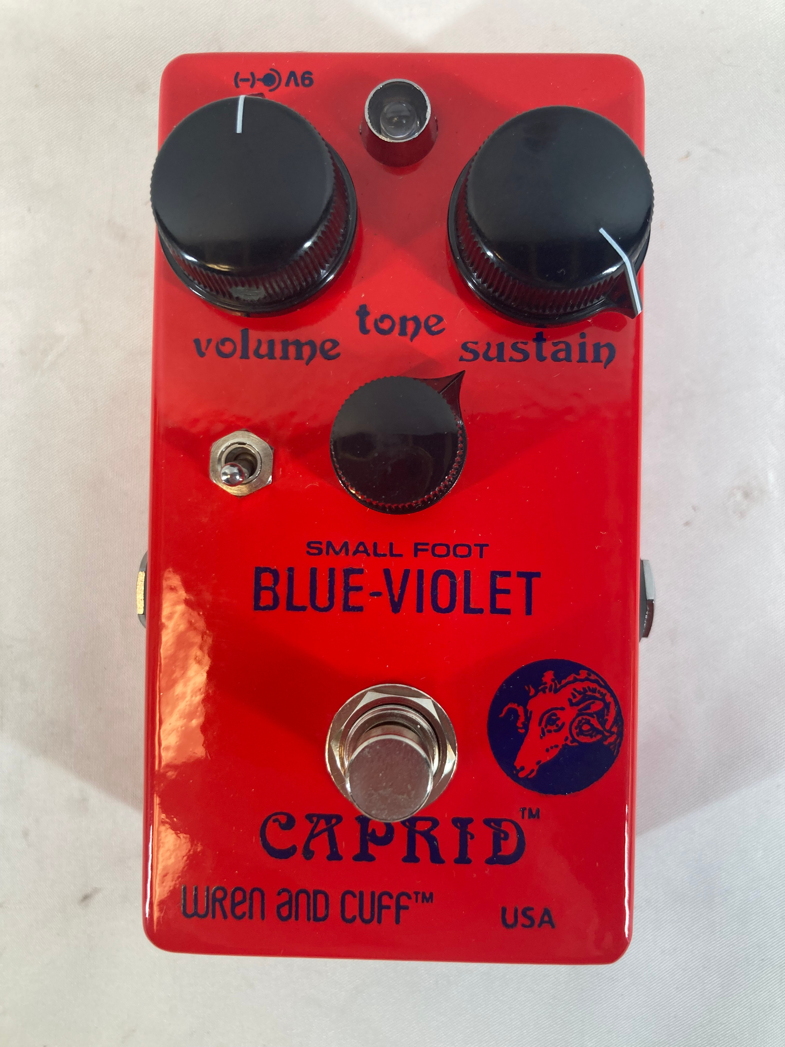 Used Wren and Cuff Blue Violet Fuzz Pedal
