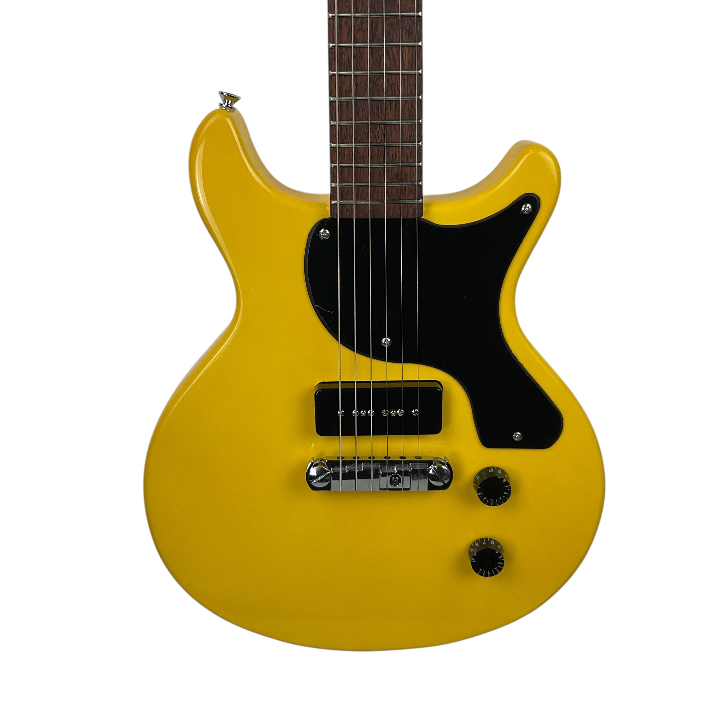 Used IYV ILJR-200 Double Cut Electric Guitar Yellow 6-String