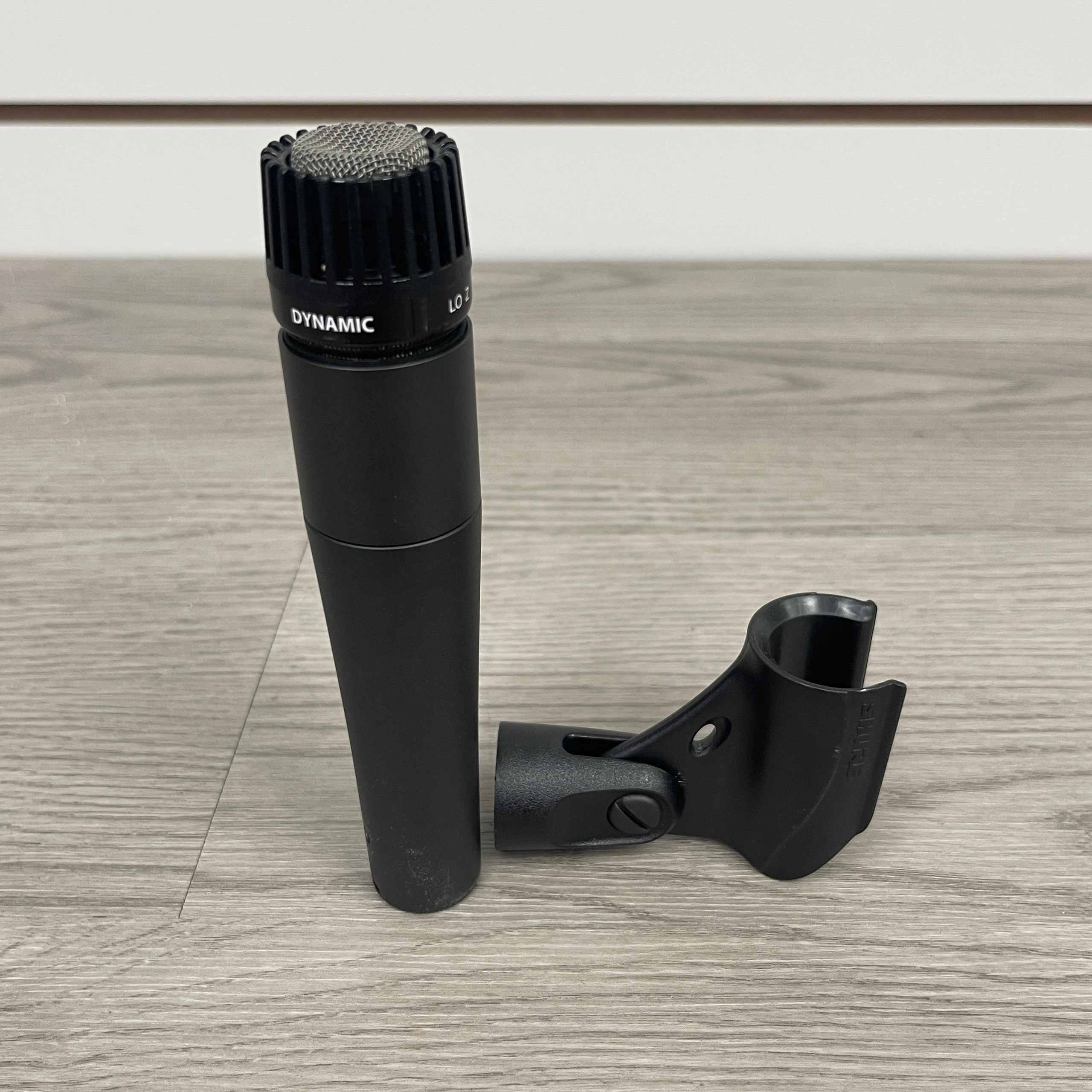 Used Shure SM57 W/ MIC CLIP Dynamic Microphone