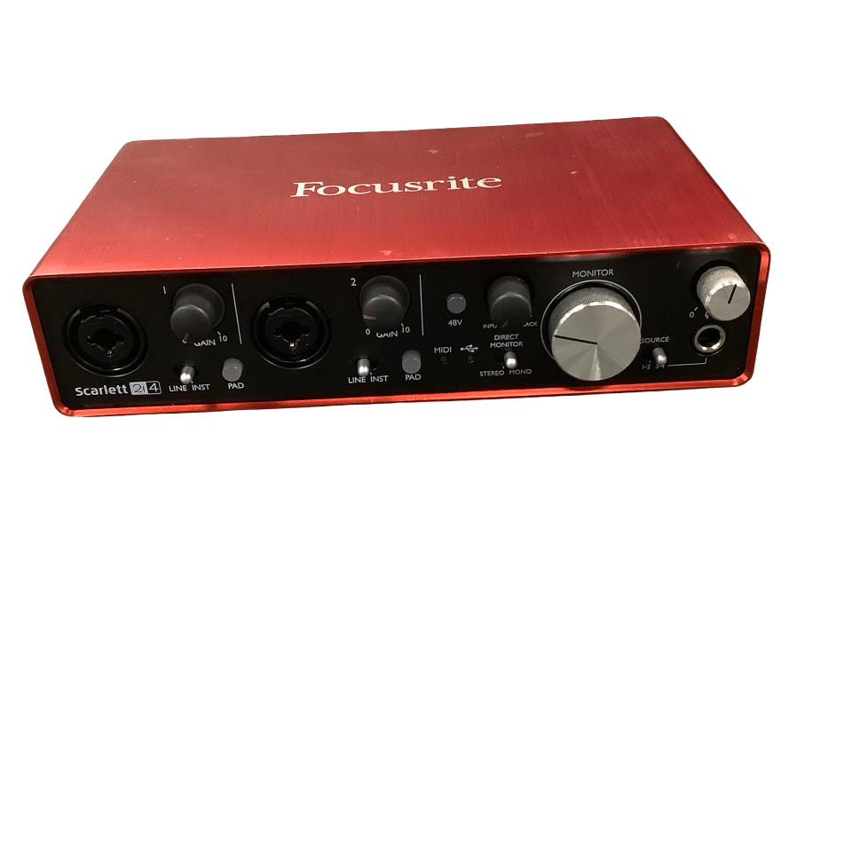 Used Focusrite FOCUSRITE 2I4 Computer Interface 44.1khz Sample Rate