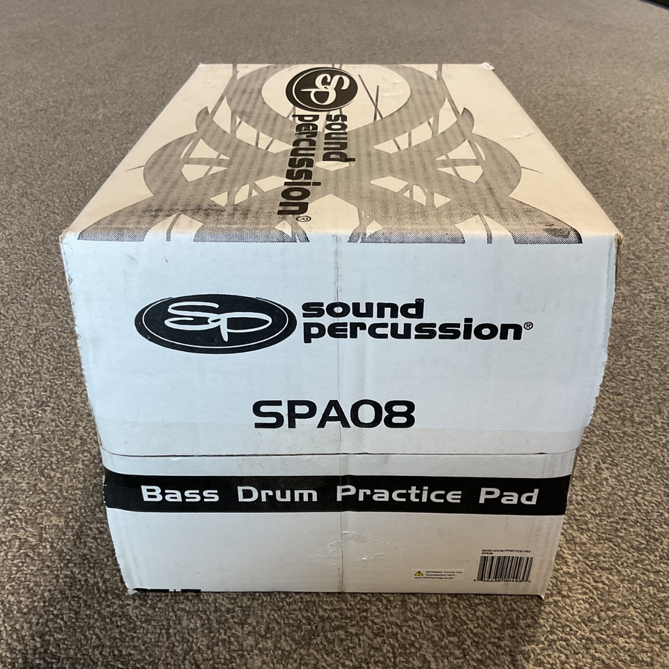 Used SOUND PERCUSSION SPA08 BASS DRUM PRACTICE PAD