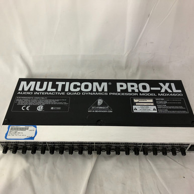 Used Behringer MULTICOM PRO-XL Rackmount Guitar Effect