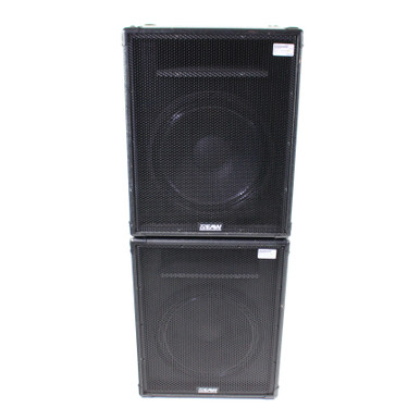 Used EAW SB 150R SUBWOOFER PAIR Passive Full Range Speaker Cabinet