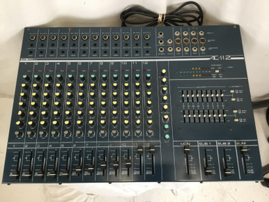 Used AS-IS SLM AUDIO CENTRON AC112 MIXER Mixing Console
