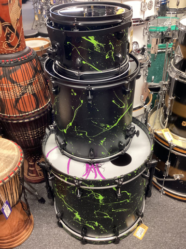 Used SJC Custom TOUR SERIES MAPLE 3PC KIT Drum Shell Kit Custom Graphics