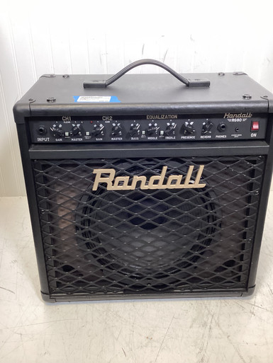Used Randall RG80 + FOOTSWITCH 1 x 12 Solid State Amplifier 1 x 12