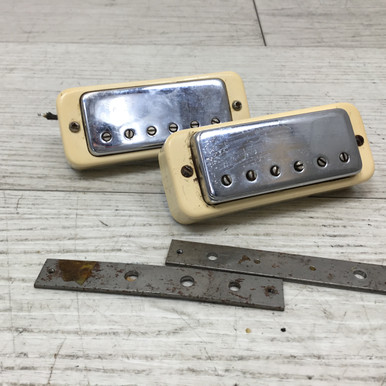 Used Gibson MINI HUMBUCKERS VINTAGE MISMATCHED Guitar Pickup