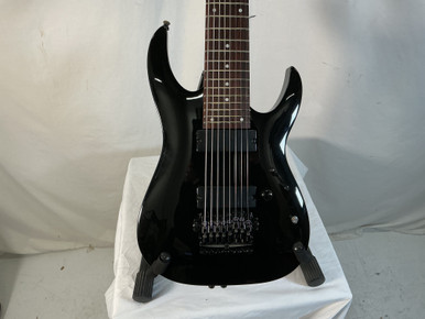 Used Ibanez RGA8 S Type Electric Guitar Black 8-String