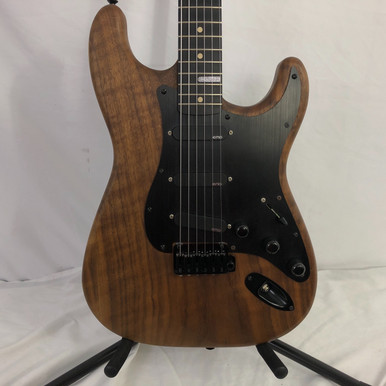 Used Warmoth WALNUT S Type Electric Guitar Wood 6-String