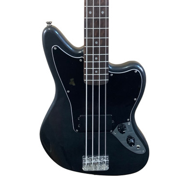 Used Squier JAGUAR BASS Bass Guitar Black 4-String