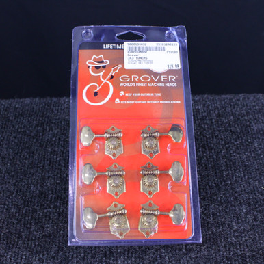 Used Grover 3X3 TUNERS Instrument Tuner or Metronome