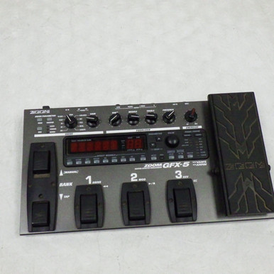 Used Zoom GFX-5 GUITAR EFFECTS PROCESSOR Multi-FX Pedal