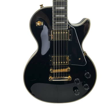 Used Epiphone LES PAUL CUSTOM LP Type Electric Guitar Black 6-String