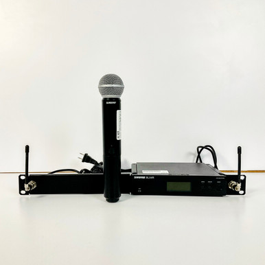 Used Shure BLX4R Receiver/SM58 Handheld Wireless Microphone System