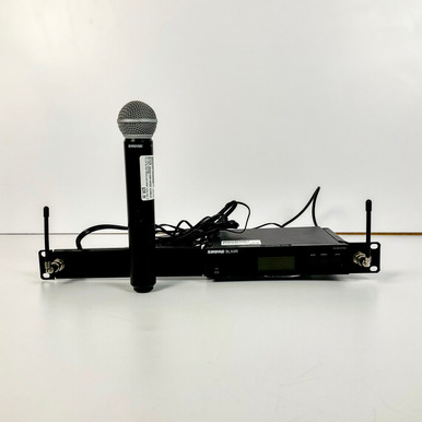 Used Shure BLX4R Receiver/SM58 Handheld Wireless Microphone System