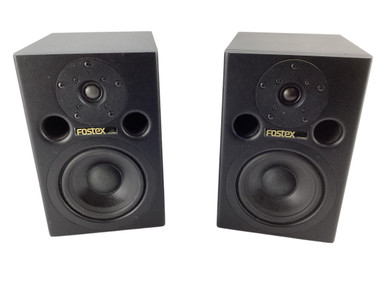 Used Fostex PM0.5 STUDIO MONITORS PAIR Powered Studio Monitor