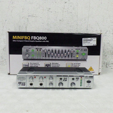 Used Behringer MINIFBQ FBQ800 Pro Sound Effects Unit