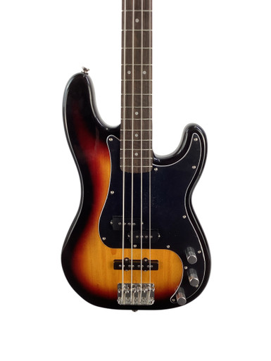 Used Squier PRECISION BASS P/J AFFINITY P Type Bass Guitar Sunburst 4 ...