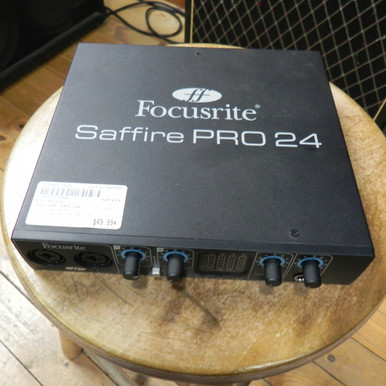 Used Focusrite SAFFIRE PRO 24 Computer Interfaces 96khz Sample Rate ...