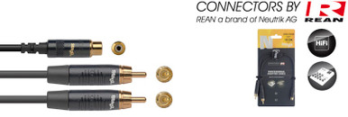 RCA F to 2x RCA M Accessories - Pro Sound