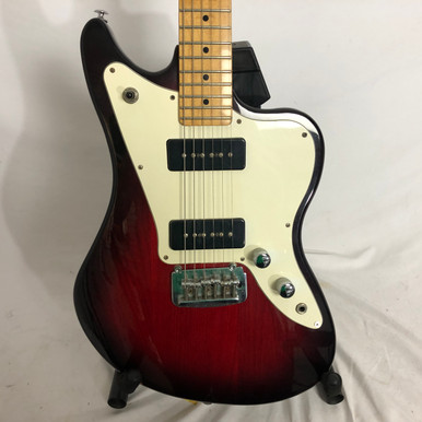 Used Samick MIK JM90 Vintage Offset Dbl Cutaway Guitar Cherry Sunburst ...