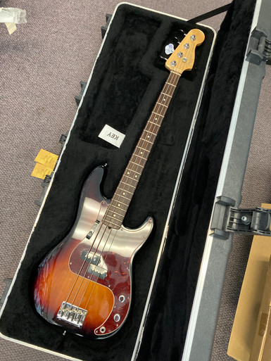 Used Fender AMERICAN STANDARD P-BASS 2012 P Type Bass Guitar Sunburst 4 ...