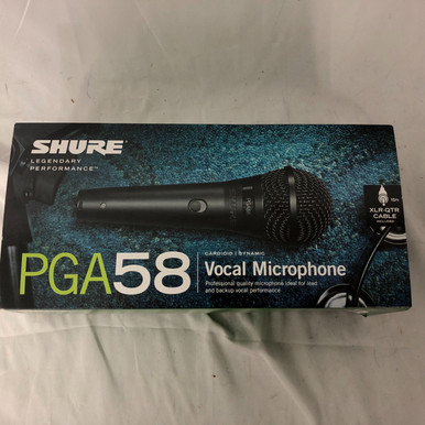 New SHURE PGA58 /QTR CABLE