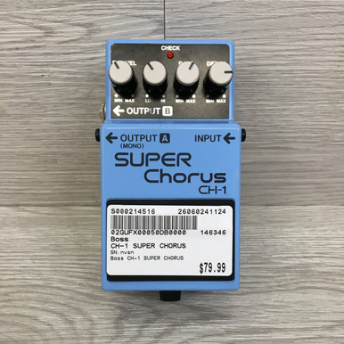 Used Boss CH-1 SUPER CHORUS Chorus Pedal