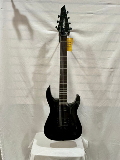 Used Jackson 7 STRING MADE IN CHINA Double Cut Electric Guitar Black 7 ...