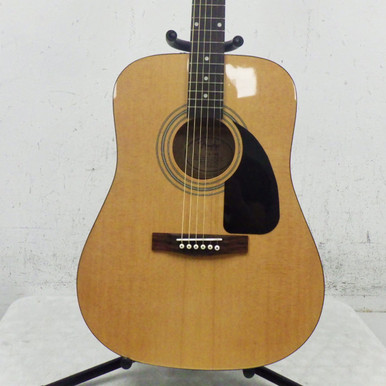 Used Fender FA-100 ACOUSTIC GUITAR Laminate Top Acoustic Guitar Natural