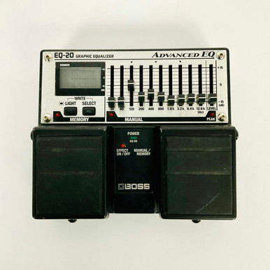 Used Boss EQ-20 GRAPHIC EQUALIZER Guitar Effects Pedal