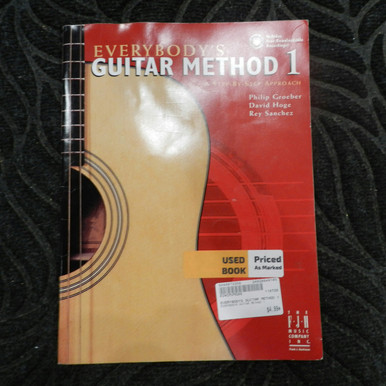 Used EVERYBODYS GUITAR METHOD 1 Music Books and Videos