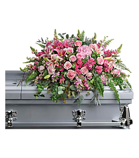 Teleflora's Colorful Reflections Casket Spray - Georgetown Flowers & Gifts