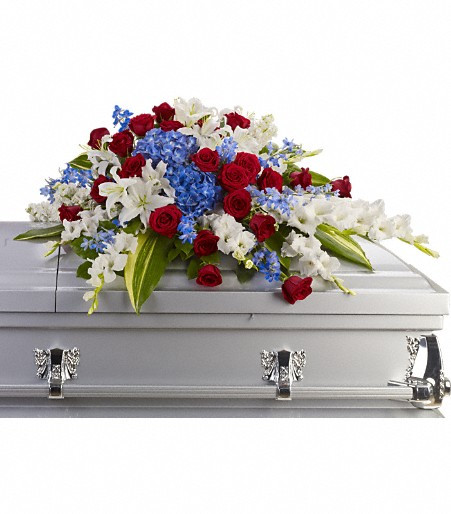 Teleflora's Colorful Reflections Casket Spray - Georgetown Flowers & Gifts