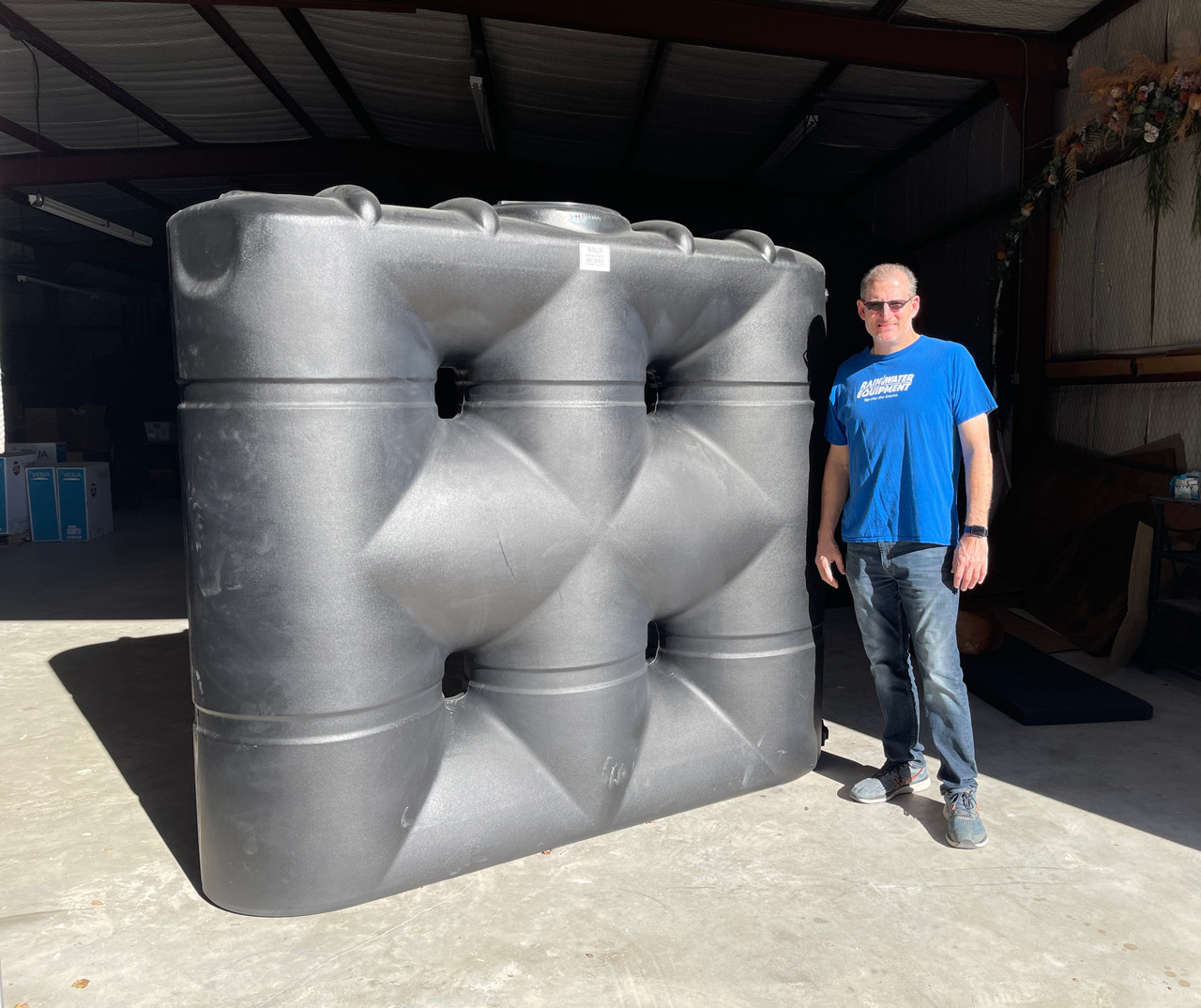 Bushman 530 Gallon Slimline Water Tank - Rain Harvesting Supplies
