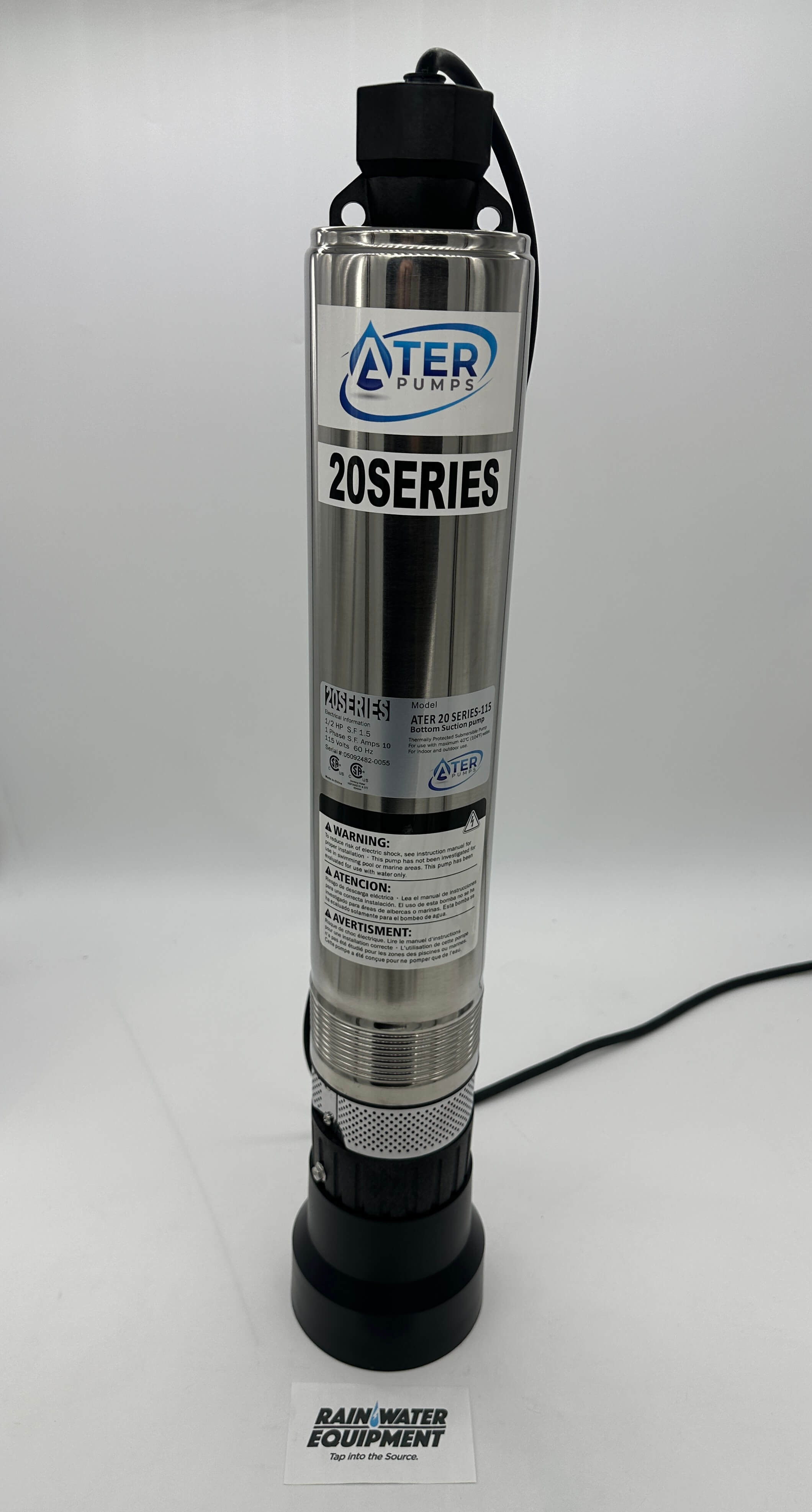 Pumps for vertical water tanks, underground wells. Submersible ...